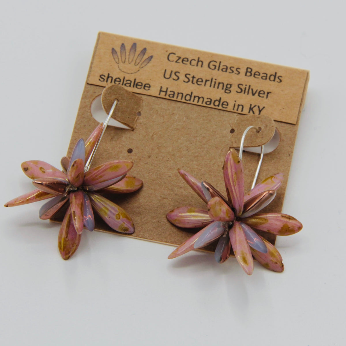 Eileen Earrings in Golden Pink – ShelaleeShop